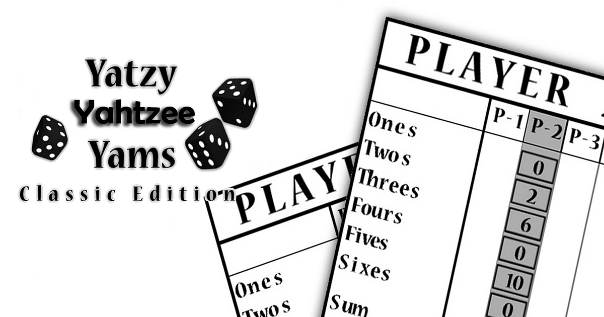 Yatzy Yahtzee Yams Classic Edition - Gratis Online Spel | FunnyGames